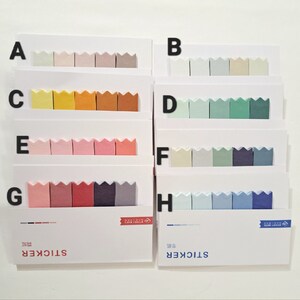 The Pastel Flag Sticky Note Tab - Etsy