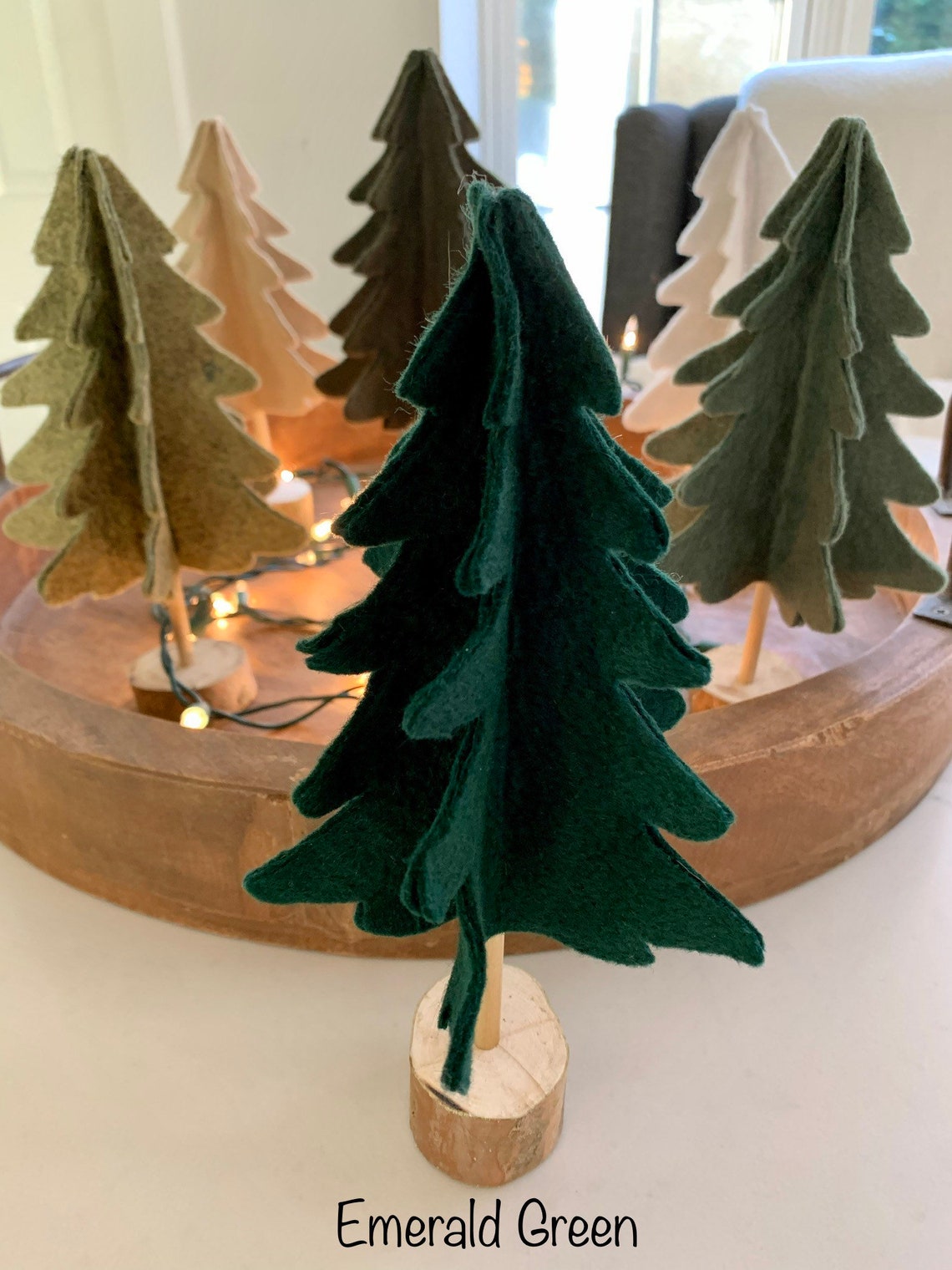 Scandinavian Felt Christmas Trees Holiday Trees Christmas | Etsy