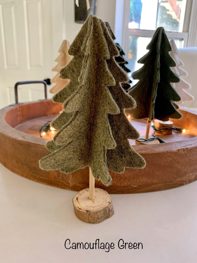 Scandinavian Felt Christmas Trees, Holiday Trees, Christmas Decorations ...