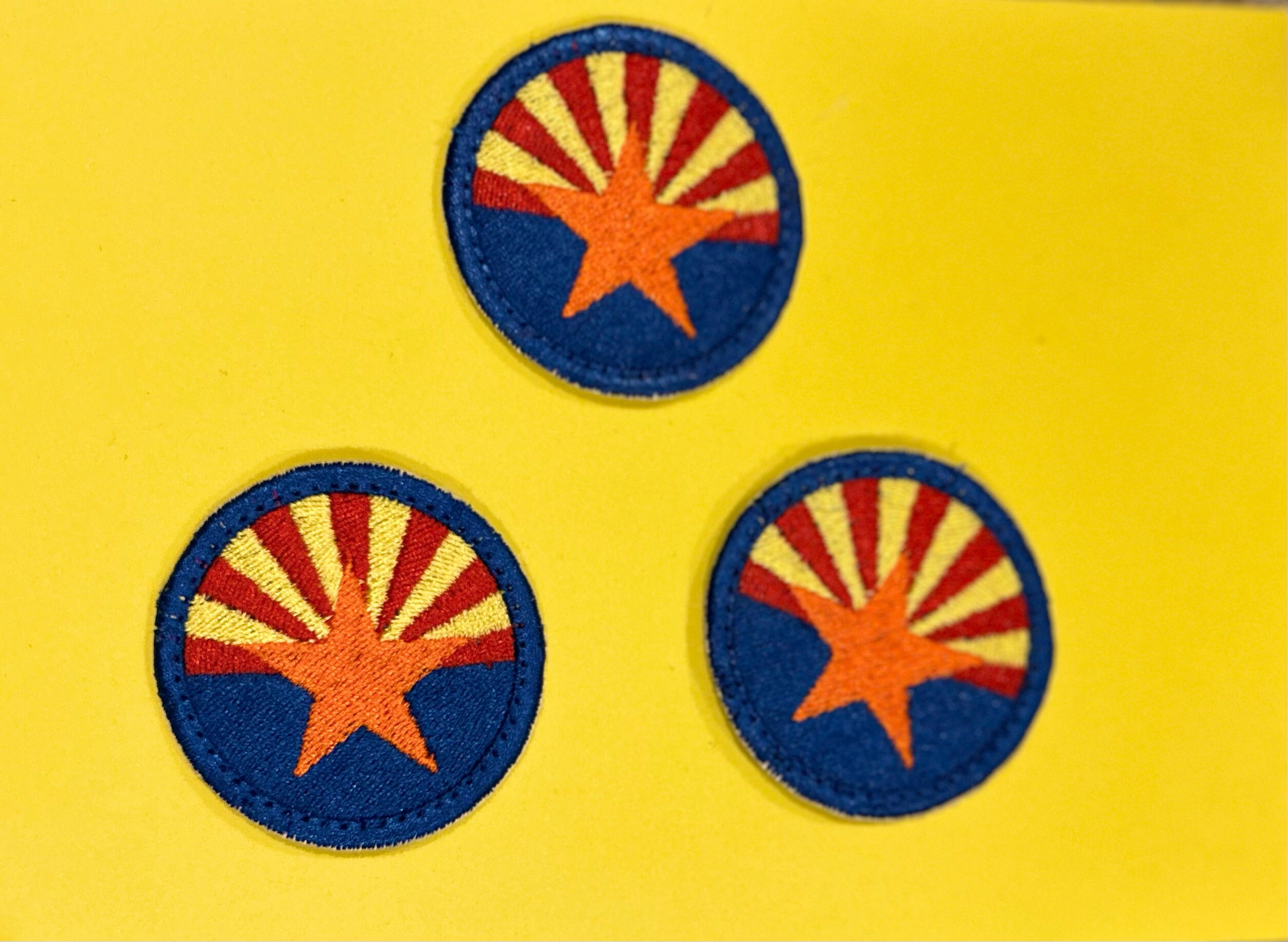 Arizona Flag Patch circle - Etsy