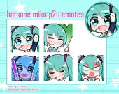 Animated Hatsune Miku Emotes for Twitch and Discord - Etsy