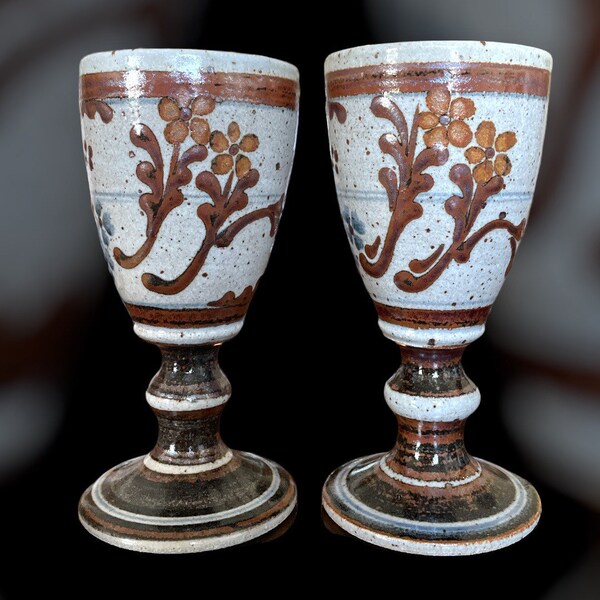 Ceramic Wine Goblet - Etsy