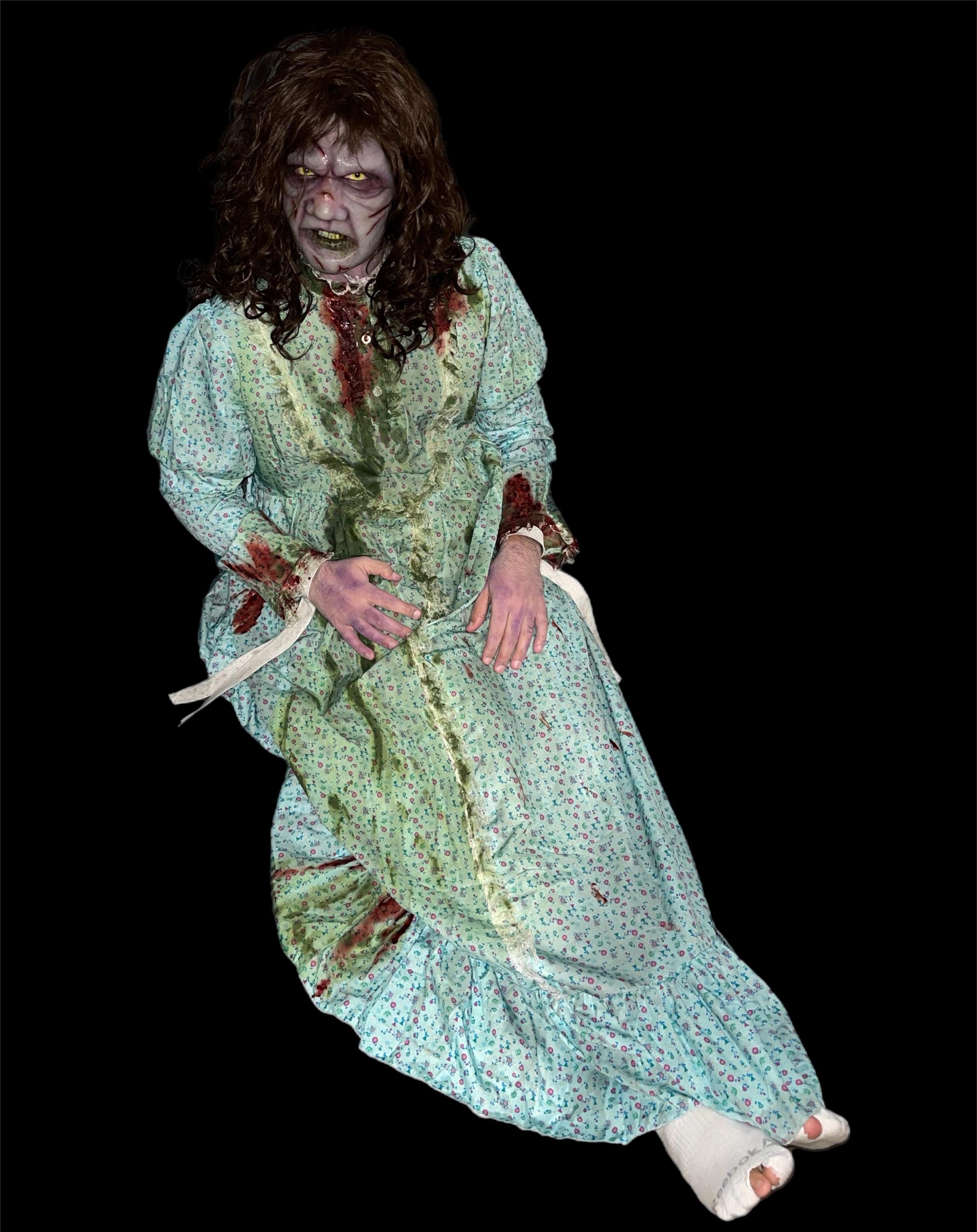 Regan Exorcist Silicone Mask Halloween - Etsy