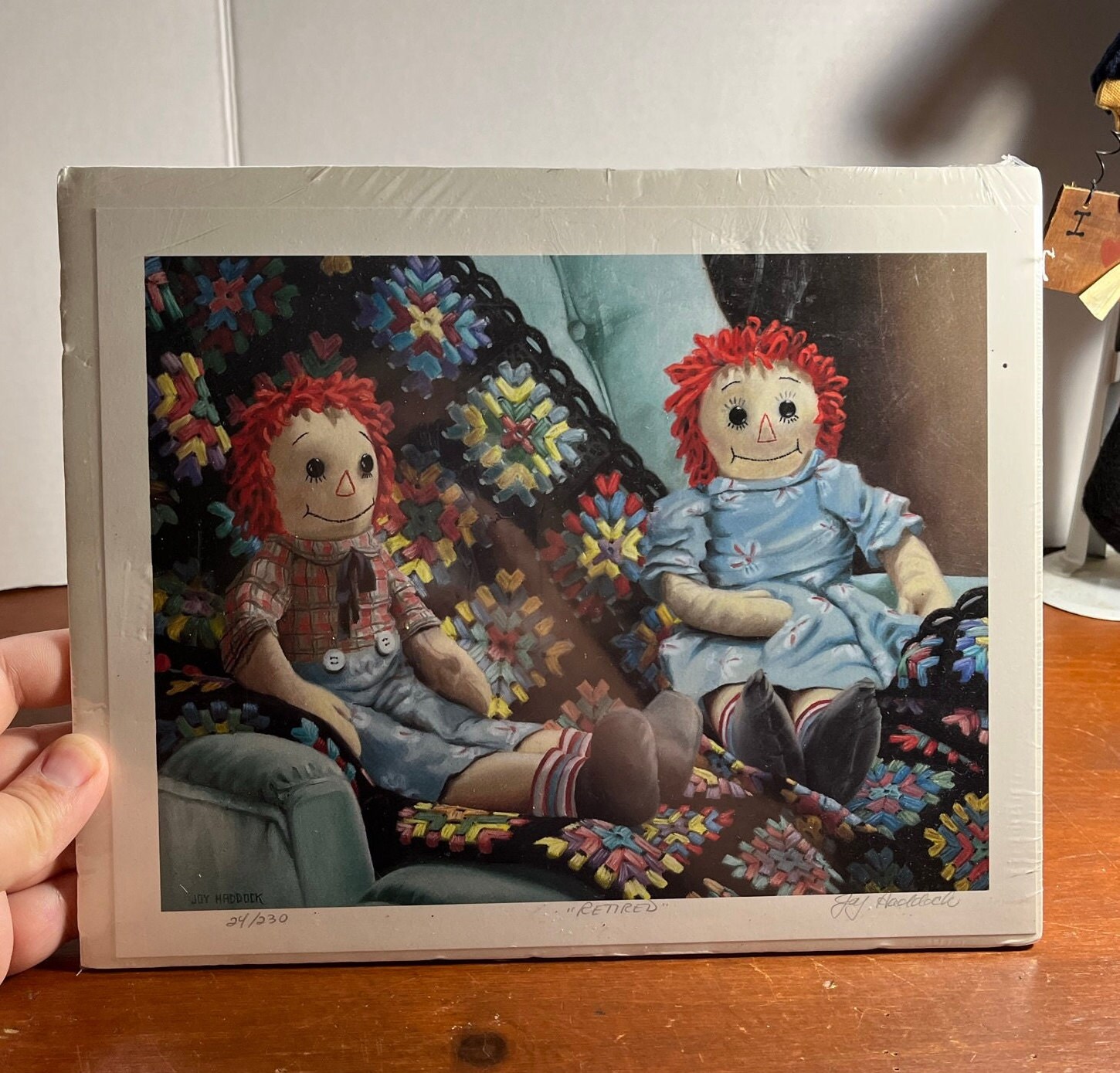 Raggedy Ann & Andy Print by Joy Haddock Titled - Etsy