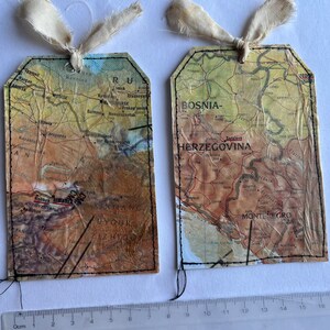Journal Tags, Map Journal Tags, Travel Journal Tags, Journal Inserts ...