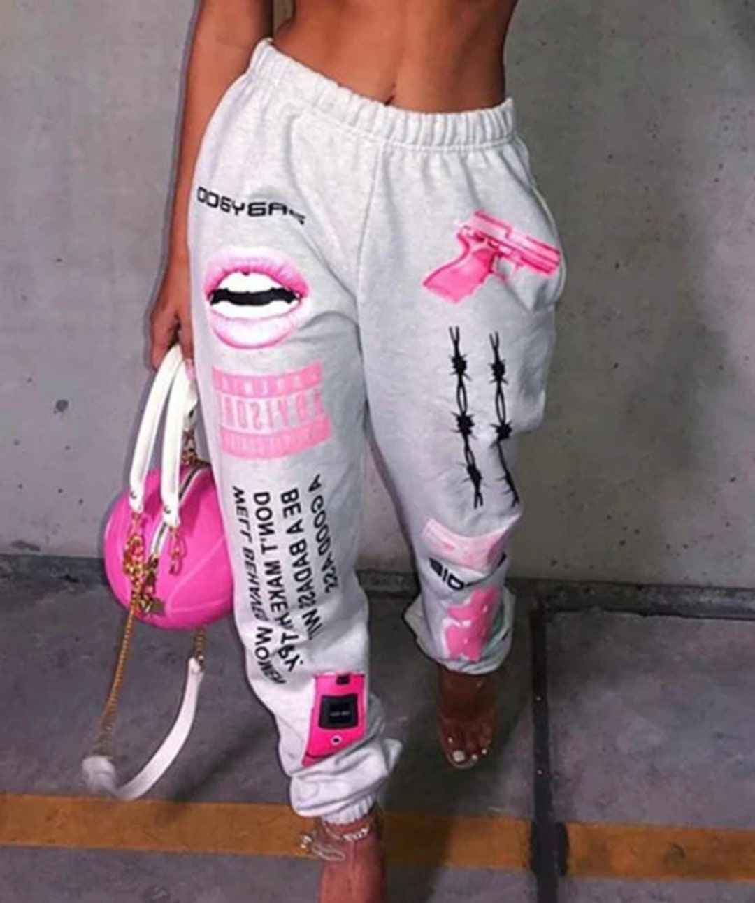 Hip Hop Graffiti Sweatpants - Etsy