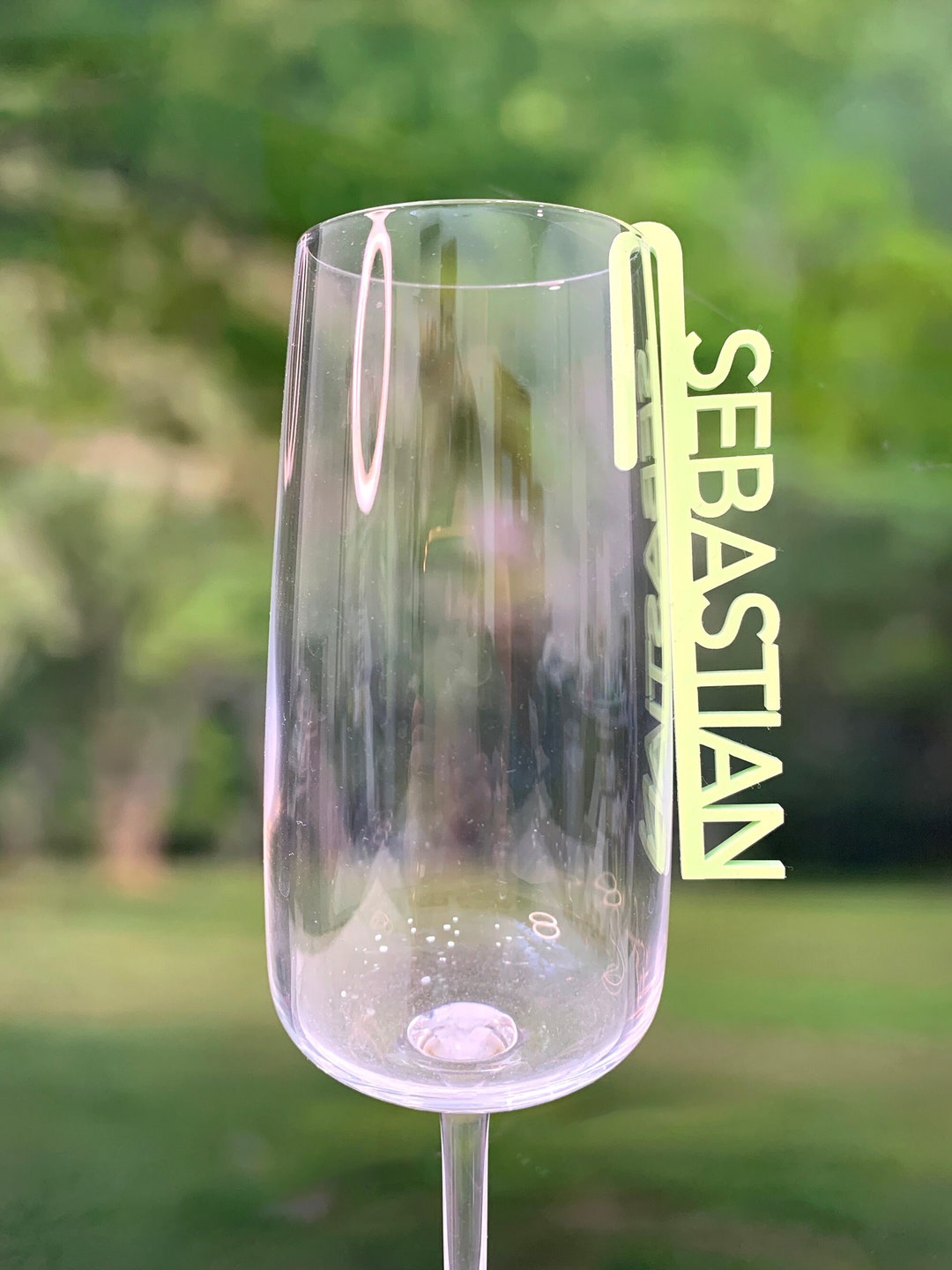 Wine Glass Name Tags, Wedding Name Tags, Place Names, Wine Glass Place ...