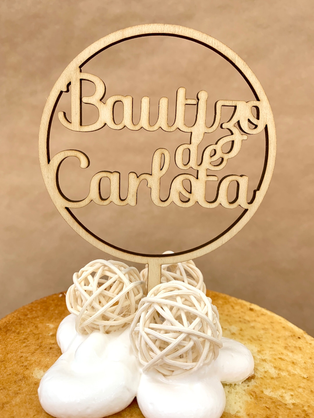Baptism Cake Topper, Personalized Cake Topper, Custom Cake Topper ...