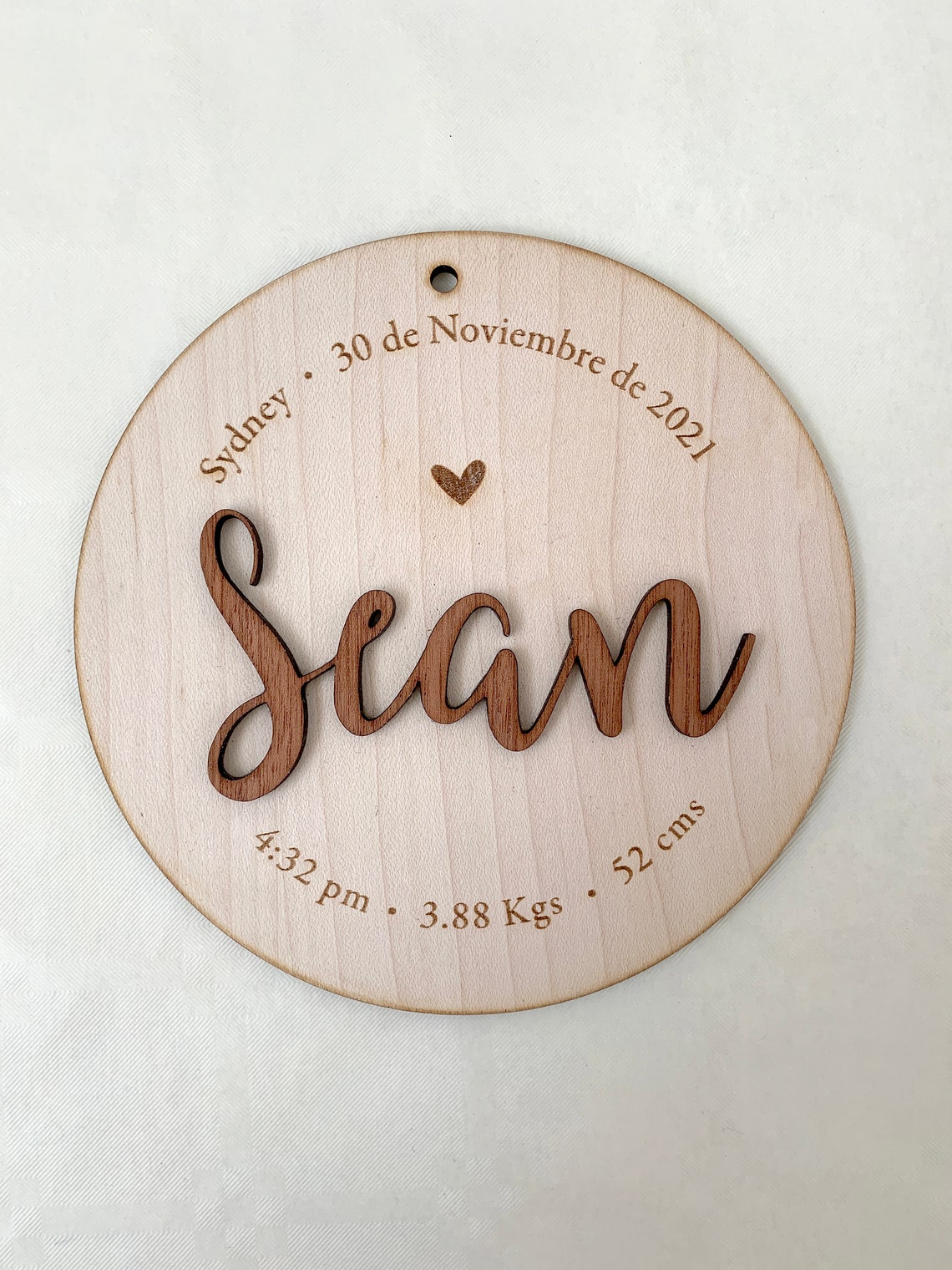 Engraved Wood Birth Sign, Birth Stat Sign, Birth Stat Plaque, Birth ...