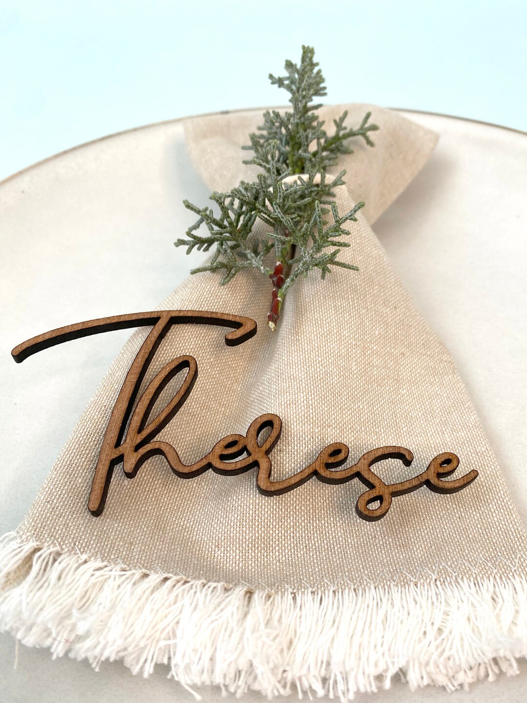 Personalized Names Plates, Wedding Names, Wedding Place Card, Laser Cut ...