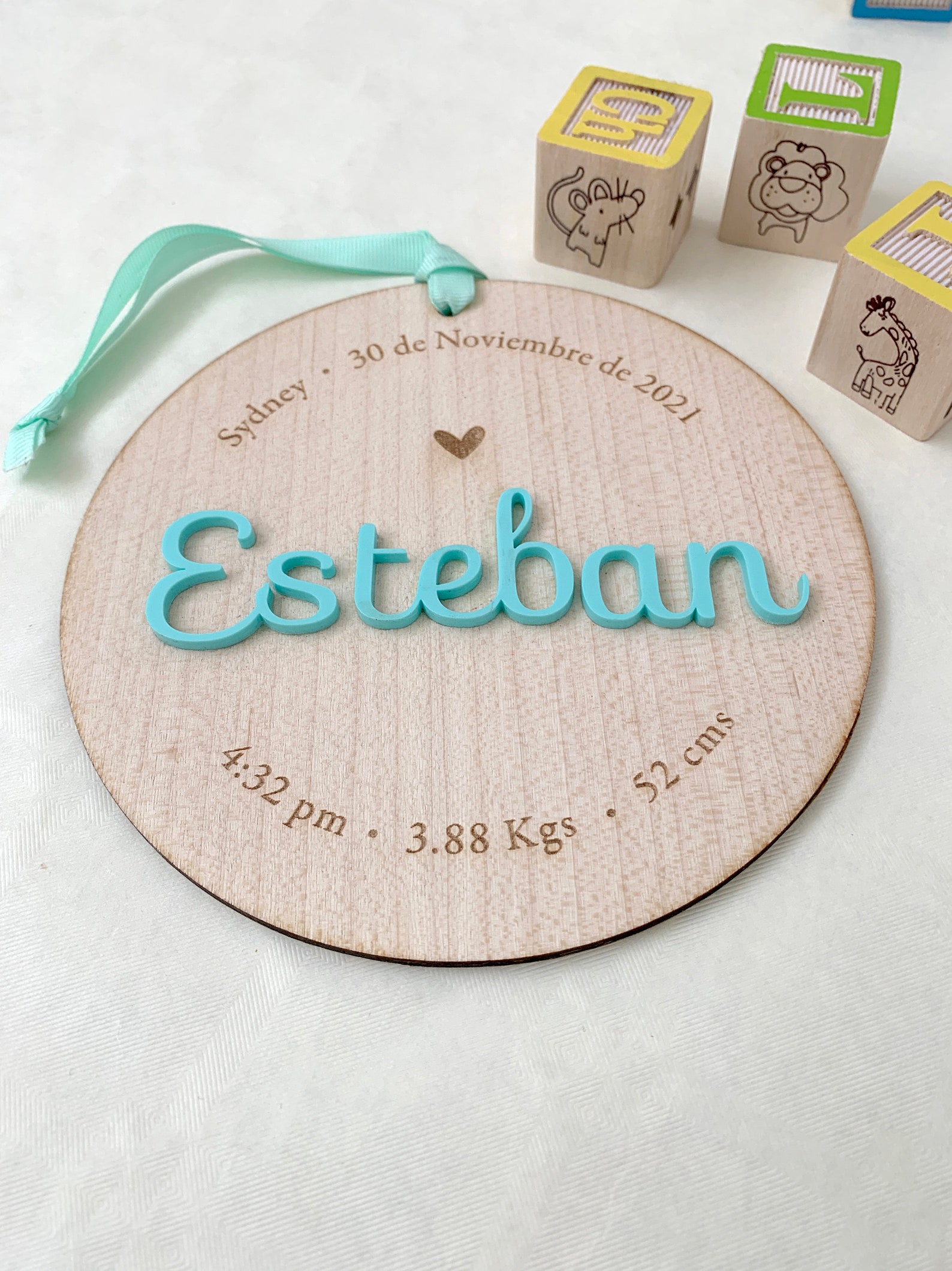 Engraved Wood Birth Sign, Birth Stat Sign, Birth Stat Plaque, Birth ...