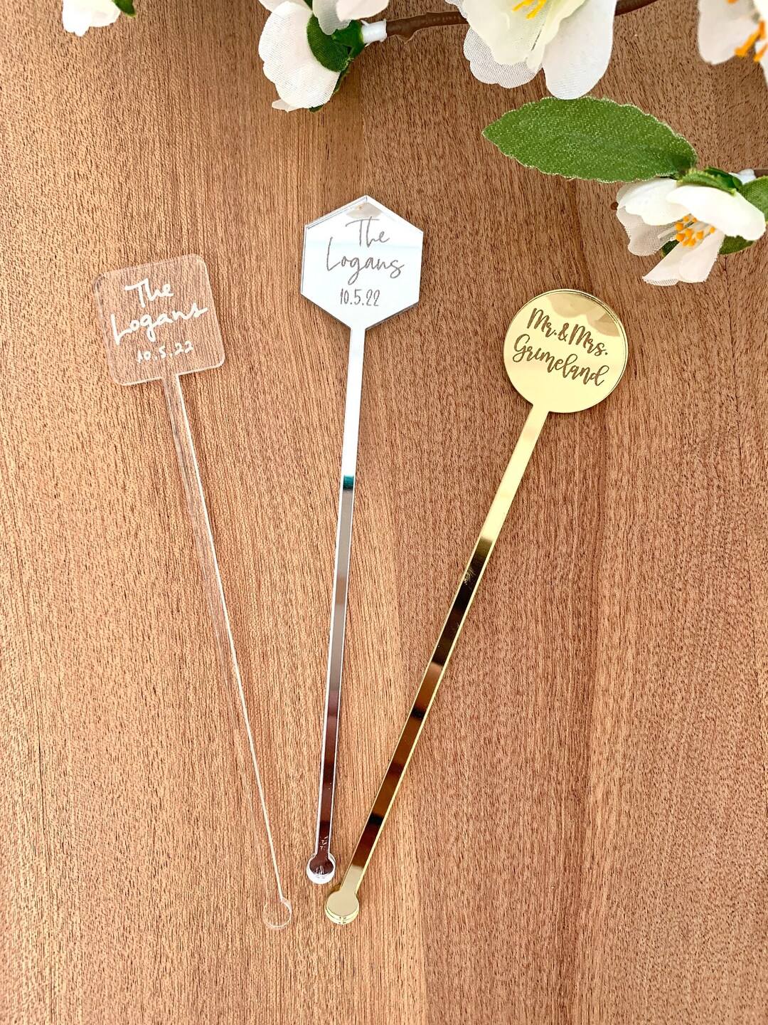 Wedding Drink Stirrers, Hens Party Favors, Personalized Wedding ...