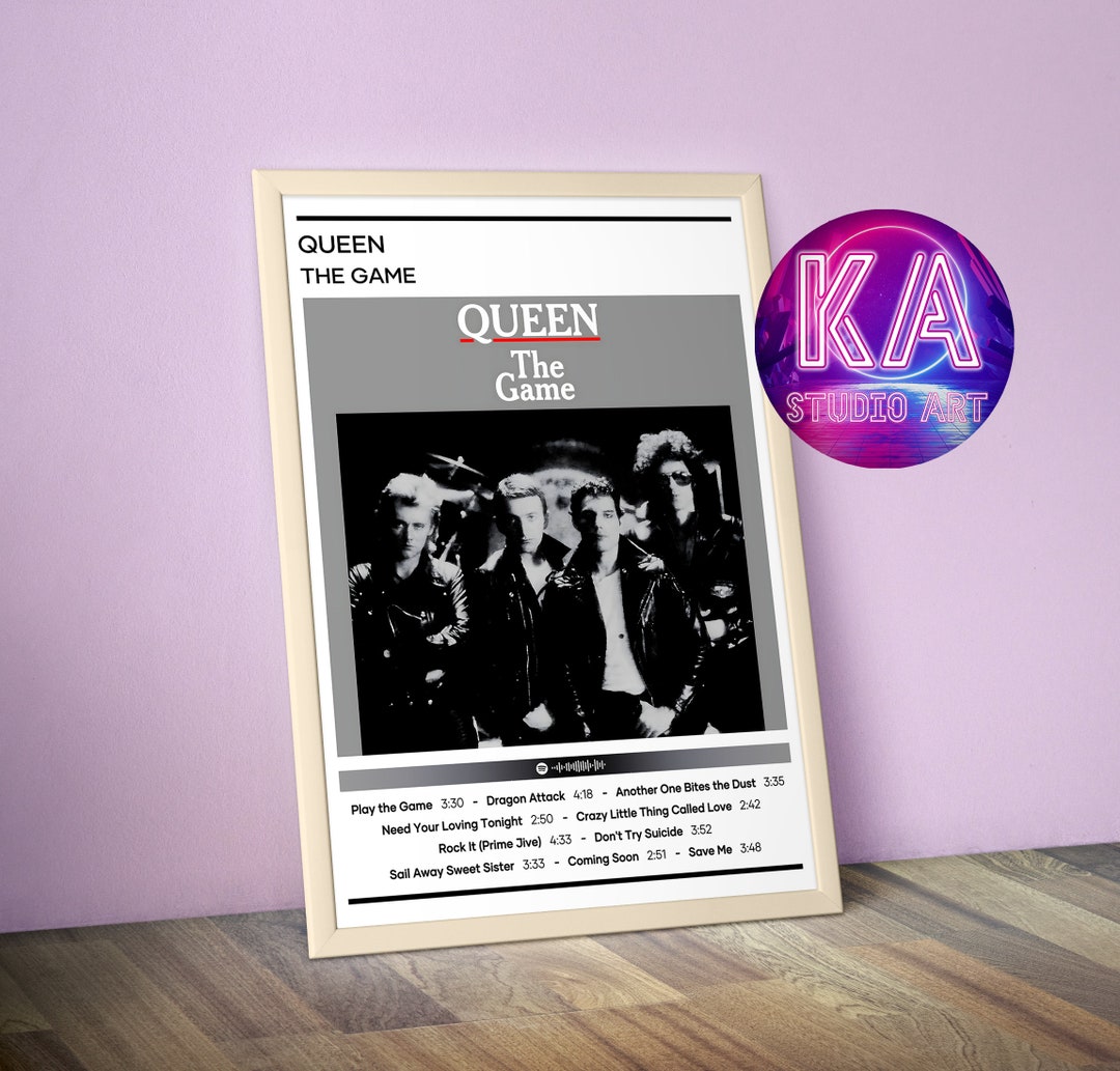 Queen Poster Print the Game Poster 4 Colors 1 Price Album Cover Poster ...