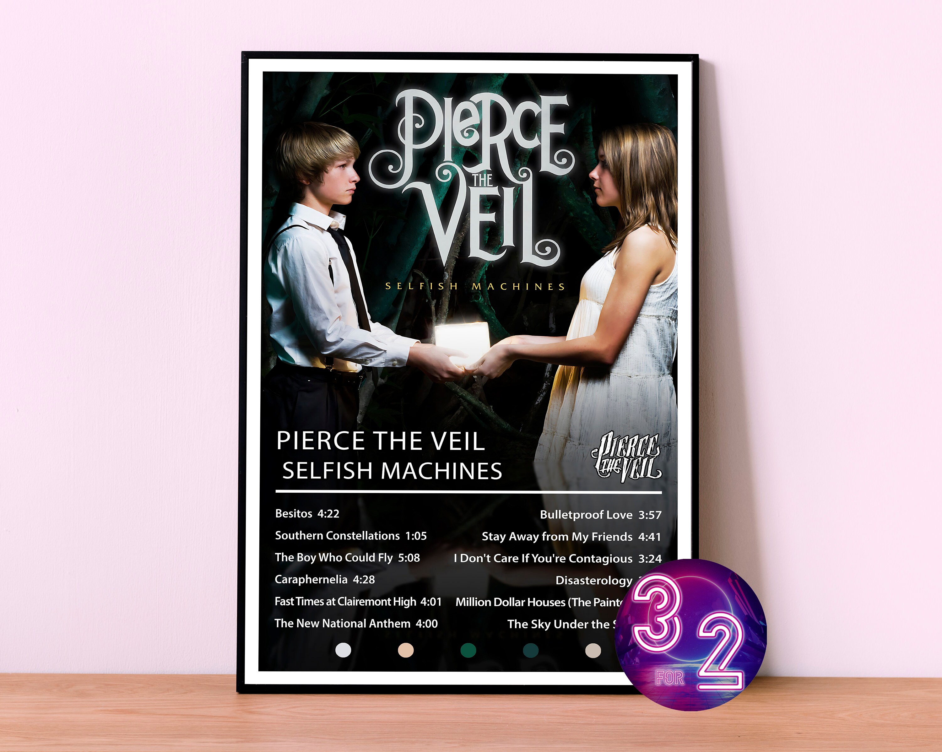 Pierce The Veil Selfish Machines Album Cover