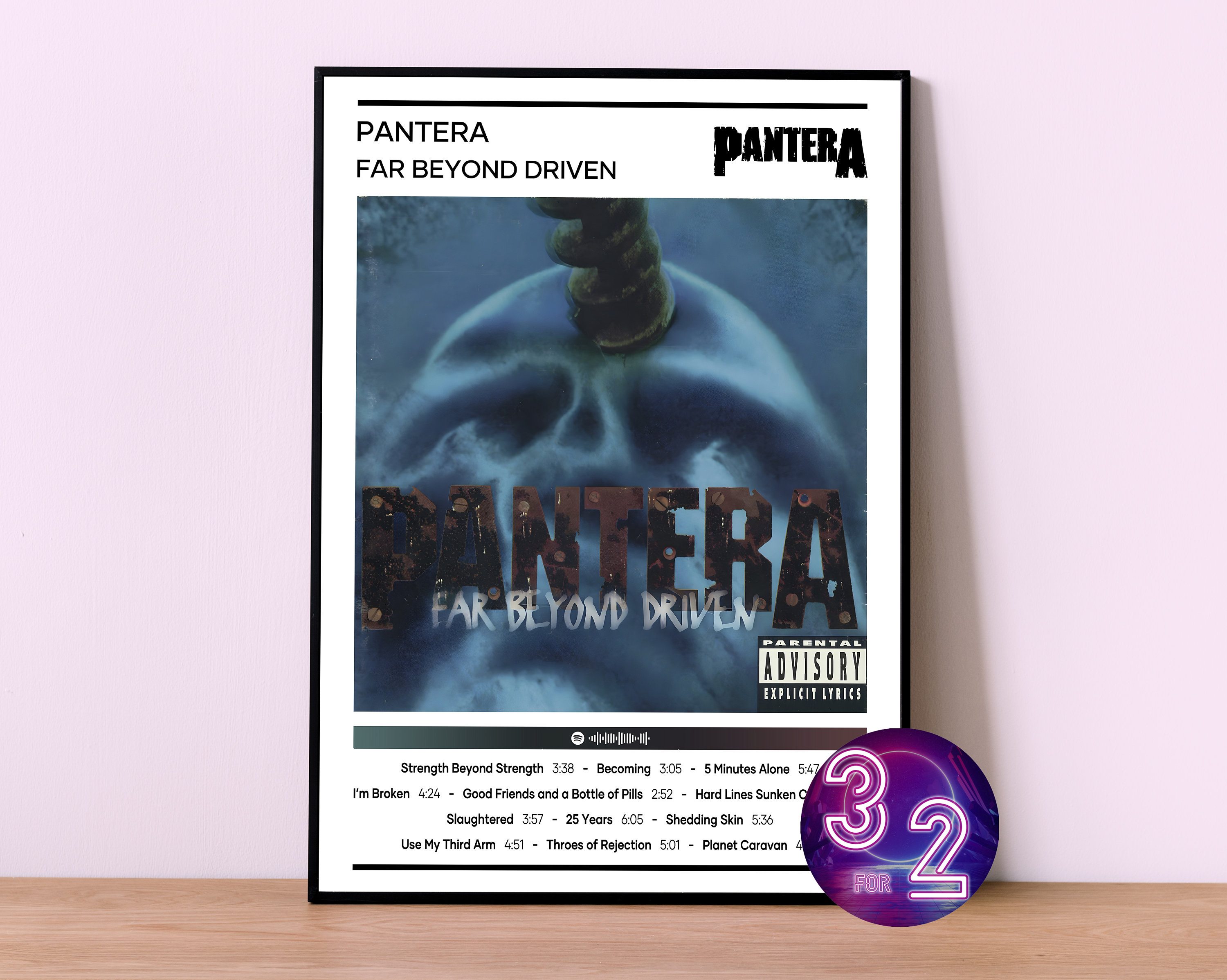Pantera Album Covers