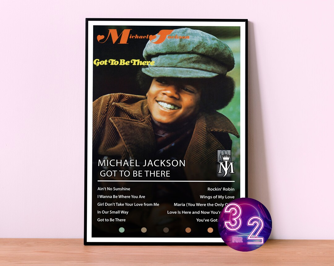 Michael Jackson Poster Print Got the Be There Poster Album Cover Poster ...