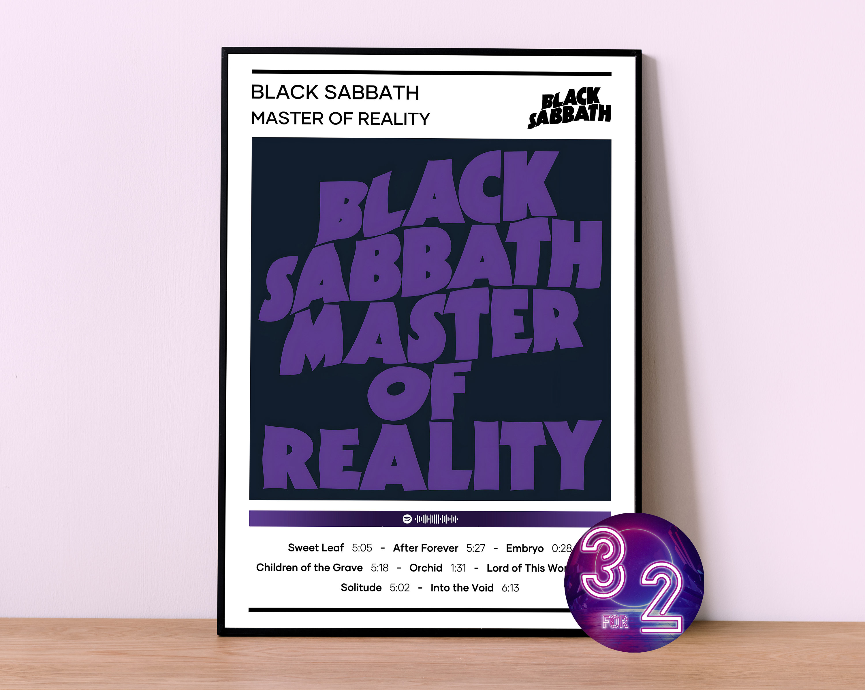 Black Sabbath Master Of Reality Album Cover