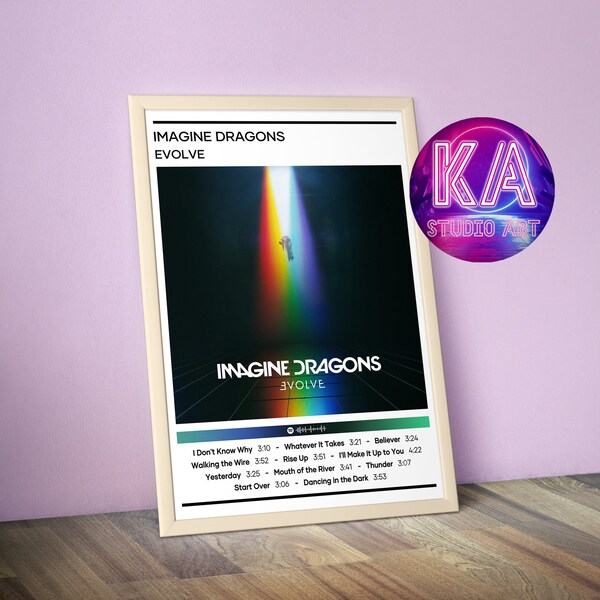 Imagine Dragons Evolve Album Poster - Etsy
