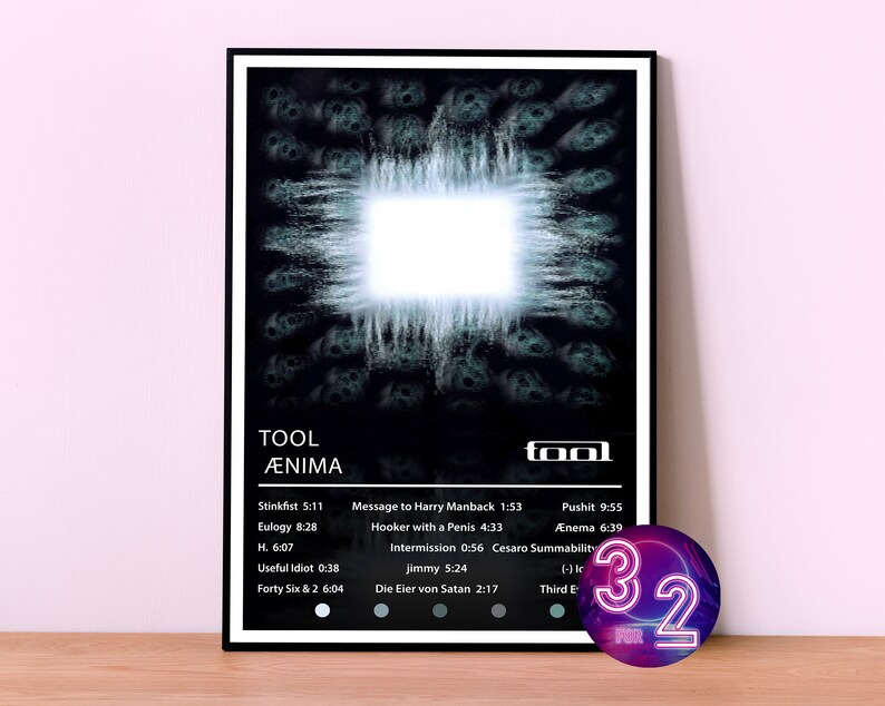 Tool Poster Print Aenima Poster Album Cover Poster Room Decor Metal ...