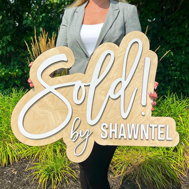 Realtor Sold Sign - Etsy