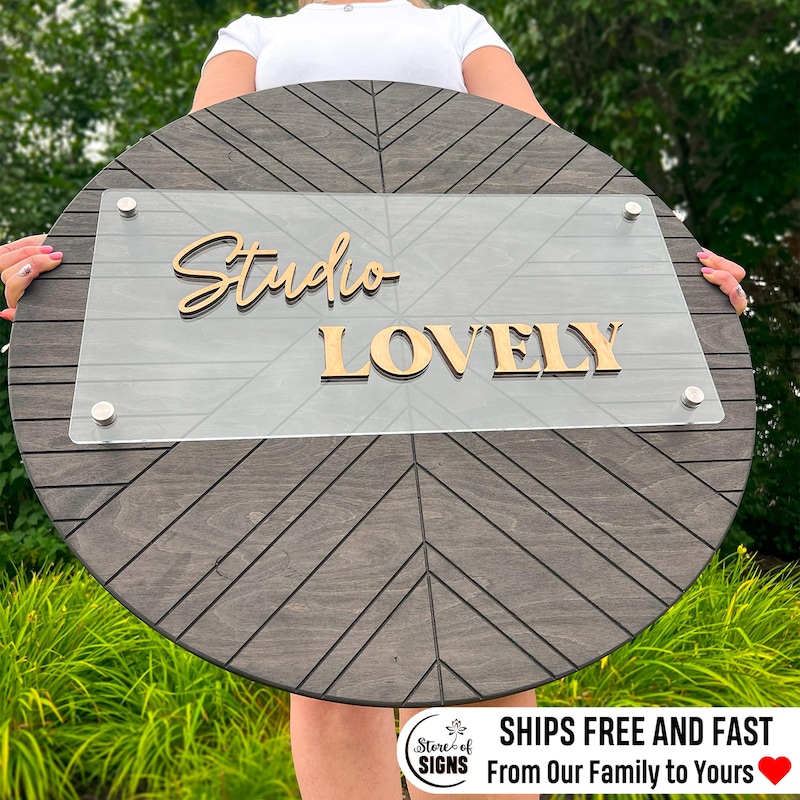 Business Wood Sign - Etsy