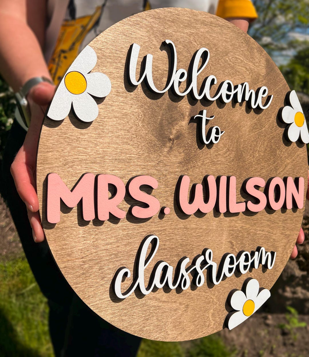 Personalized Teacher Sign – Custom Classroom Door & Desk Signs for ...