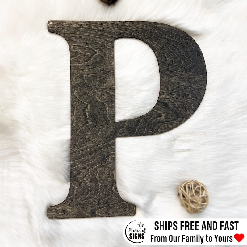 Rustic Wood Letters - Etsy