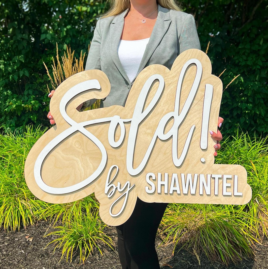 Realtor Sign, Realtor Sold Sign, Real Estate Sign, Realtor Key Sign ...