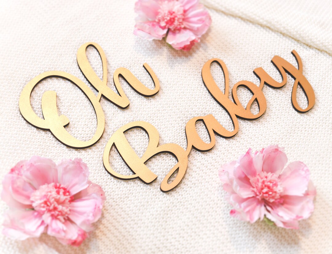 Oh Baby Sign, Baby Shower Sign, Babyshower Backdrop and Decorations ...