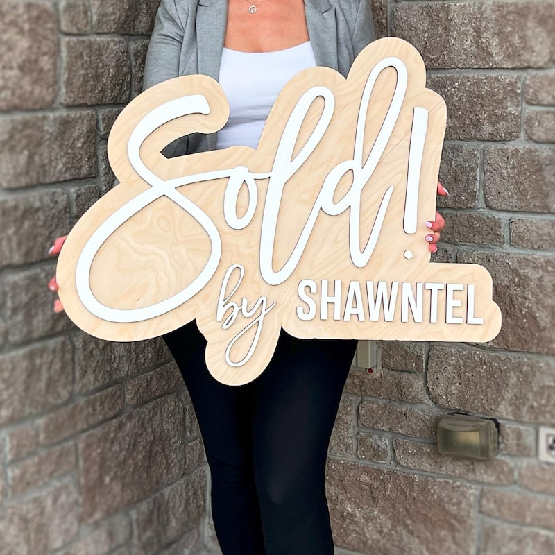 Wooden Key Closing Sign - Etsy