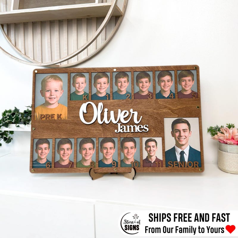 School Picture Frame - Etsy
