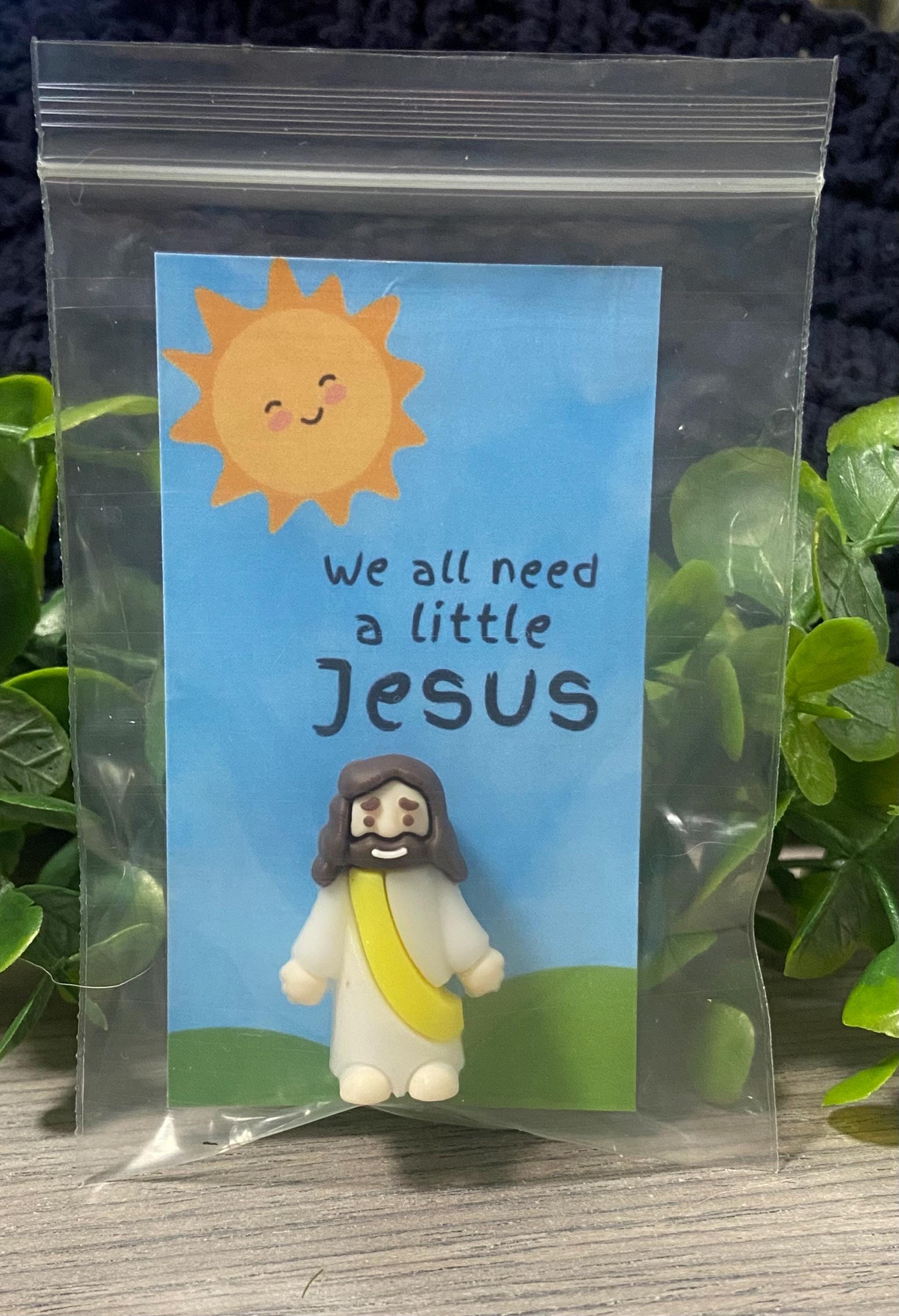 We All Need a Little Jesus Figurine & Pocket Card, little Jesus, mini ...