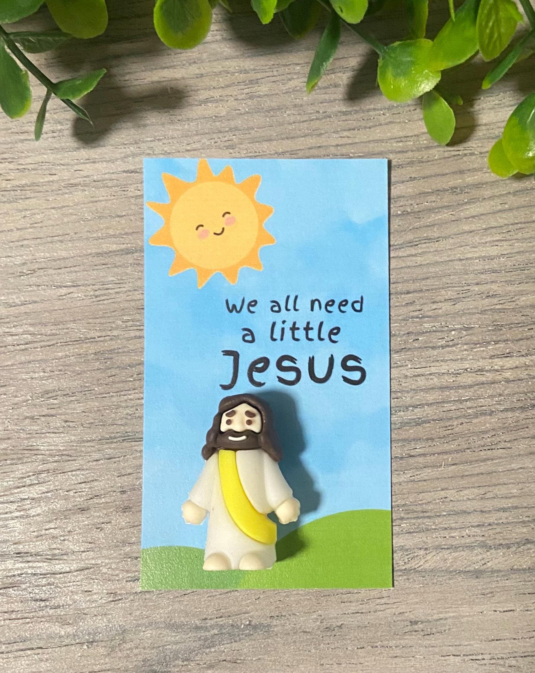 We All Need a Little Jesus Figurine & Pocket Card, little Jesus, mini ...