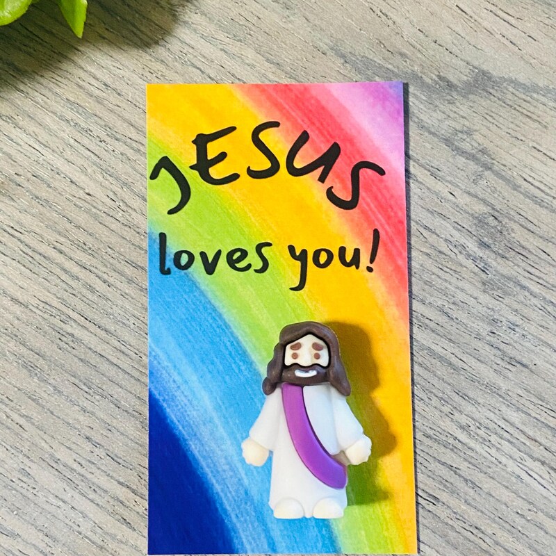 Jesus Loves You Figurine - Etsy