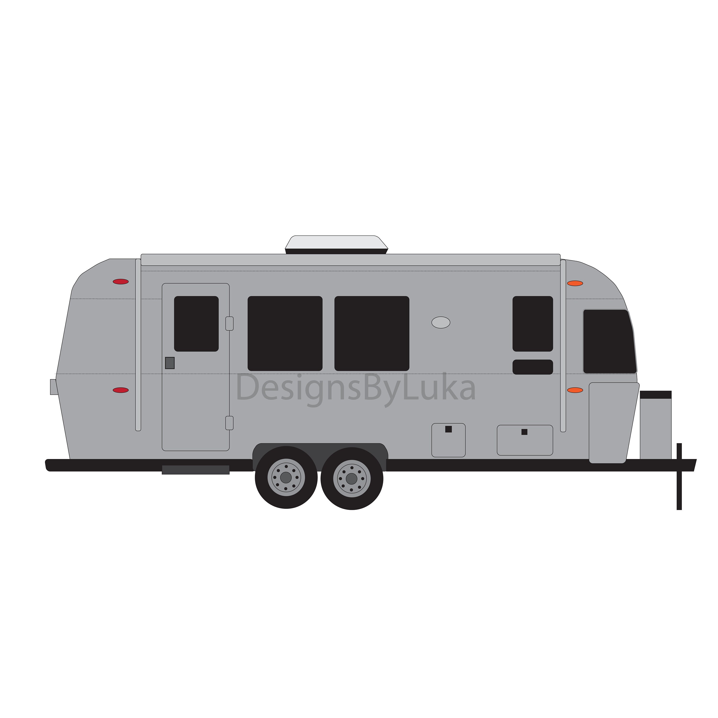 Airstream, Airstream RV, Airstream Trailer, Airstream SVG, RV, Camper ...