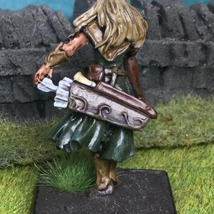 Painted Female Elf Ranger Miniature for Pathfinder or Dungeons ...