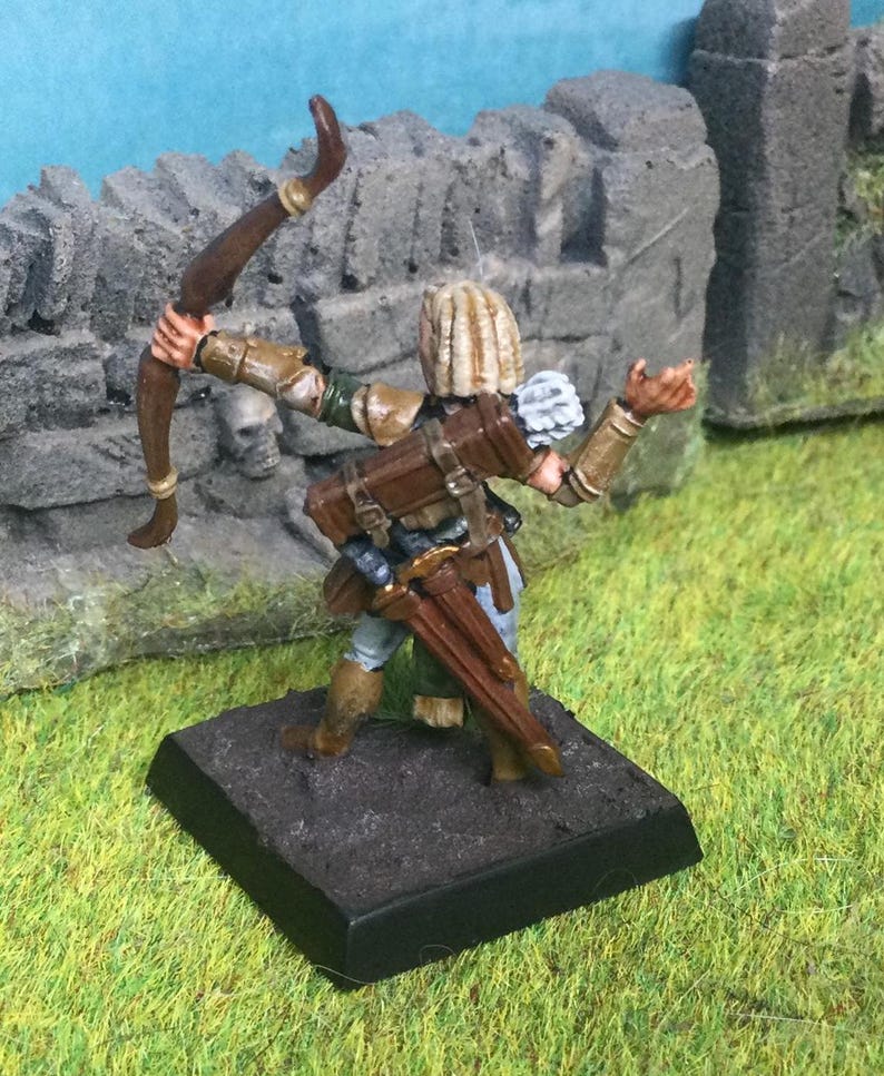 Painted Female 28mm Ranger Miniature Metal - Etsy