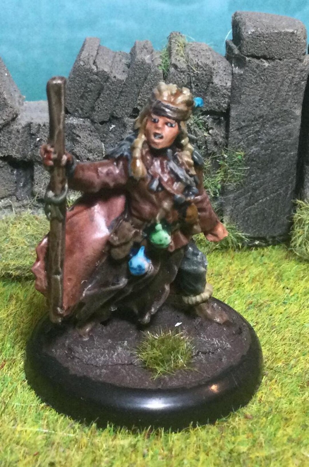Painted Female Barbarian Shaman Miniature - Etsy