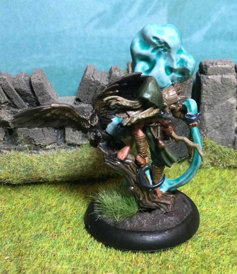 Painted Wood Elf Druid Miniature - Etsy