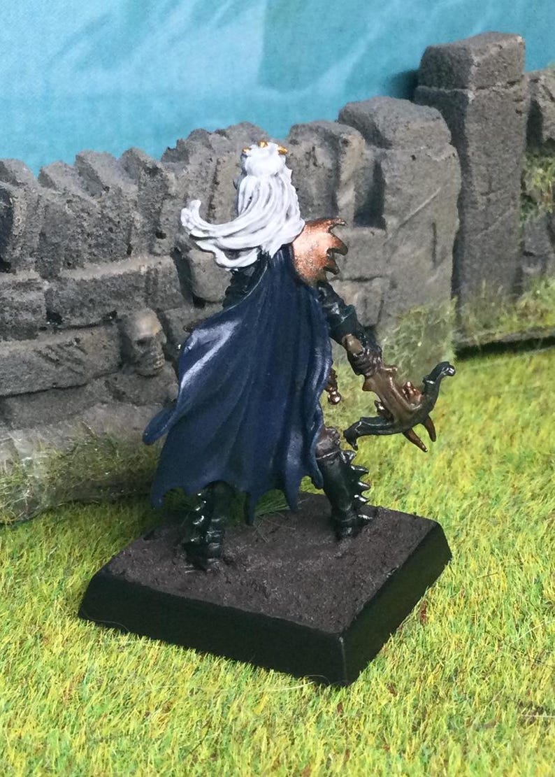Painted Female Drow Ranger Miniature for Dungeons & Dragons or Fantasy ...