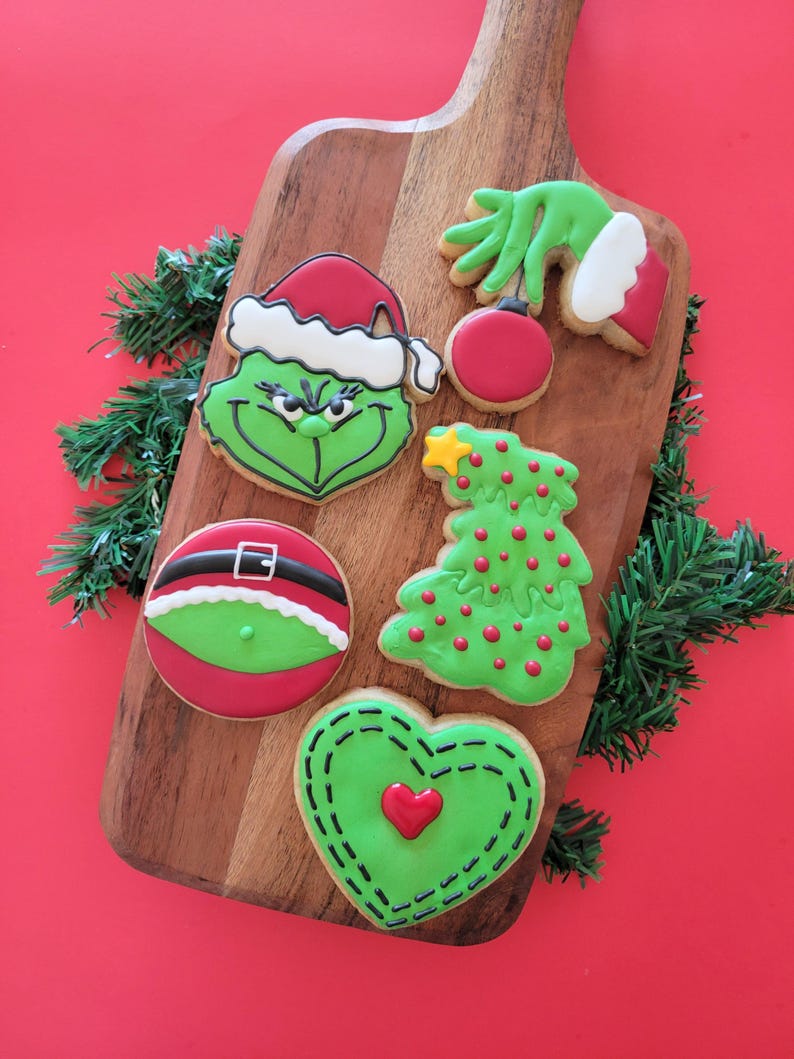 STL Files - Grinch Christmas Set of 5 Cookie Cutters - Digital Download ...