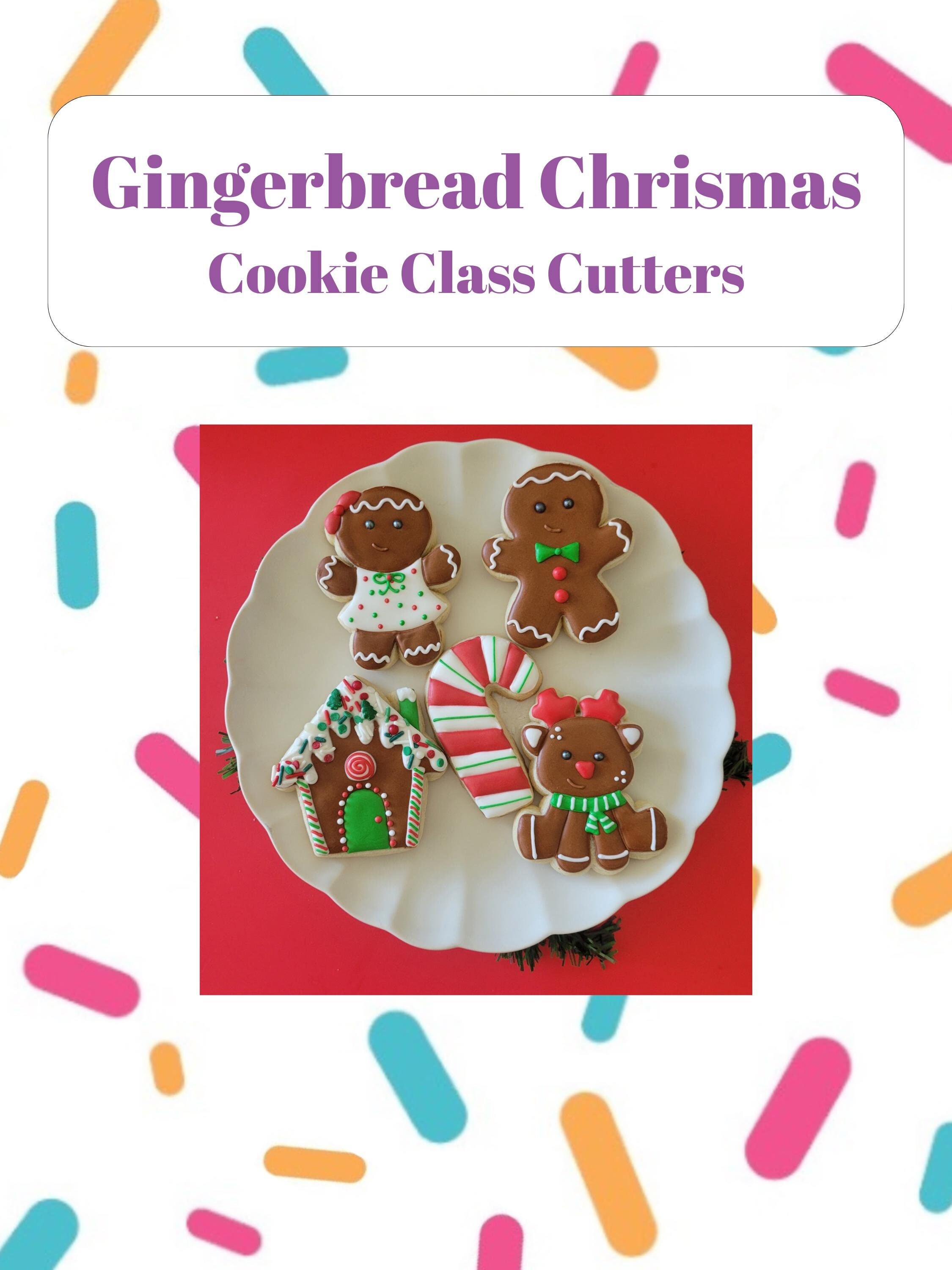 Gingerbread Christmas Cookie Class Cutters - Set of Cutters - PHYSICAL ...