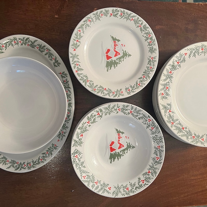 Christmas Dinnerware - Etsy