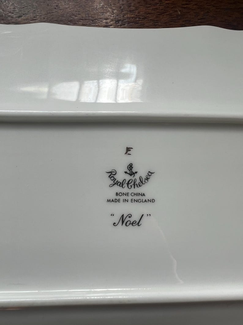 Royal Chelsea Noel Holly Leaf Large Sandwich Tray Christmas - Etsy