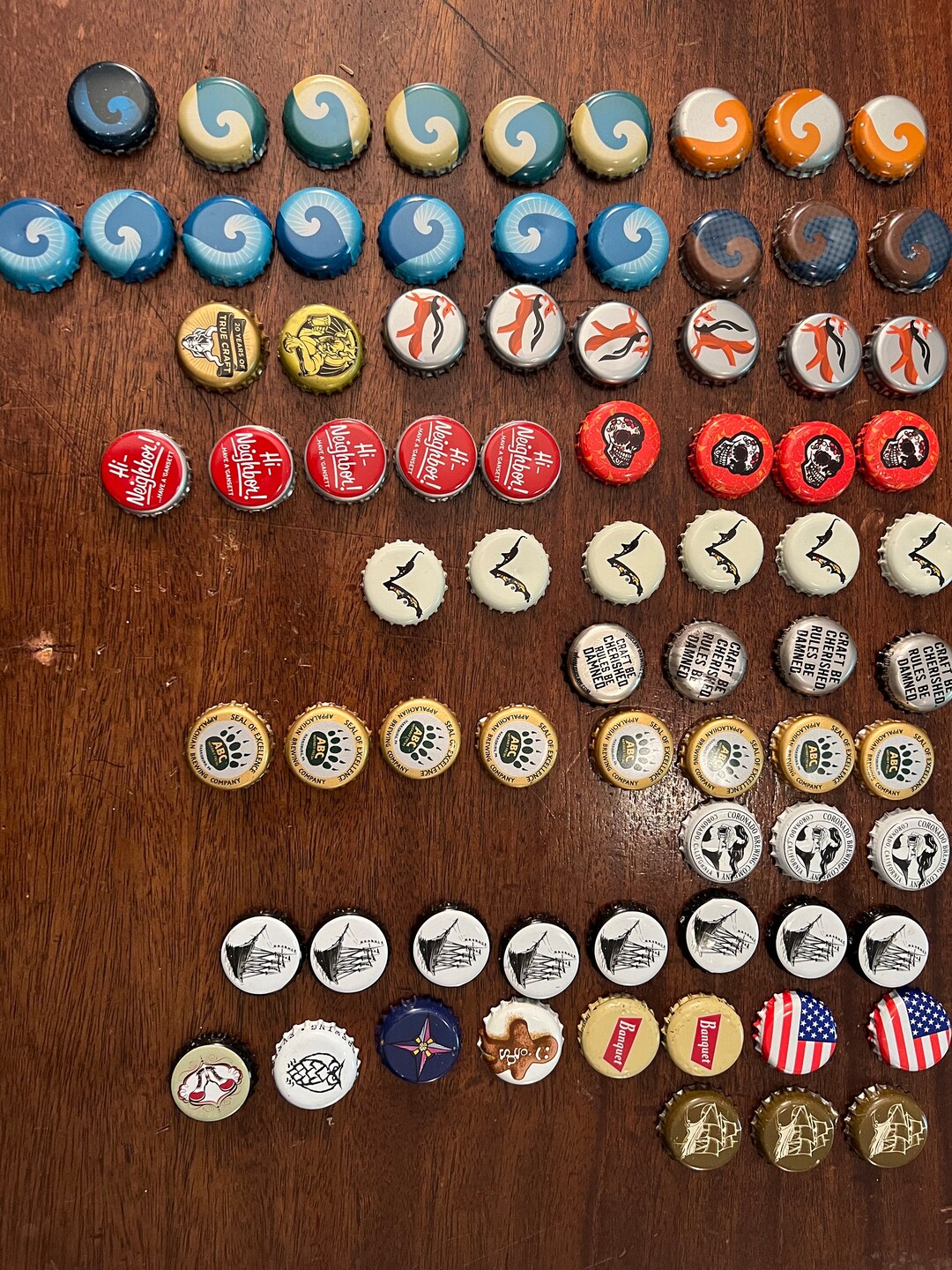 Mixed Lot of 76 of the Coolest Craft Beer Bottle Caps Used Beer Bottle ...