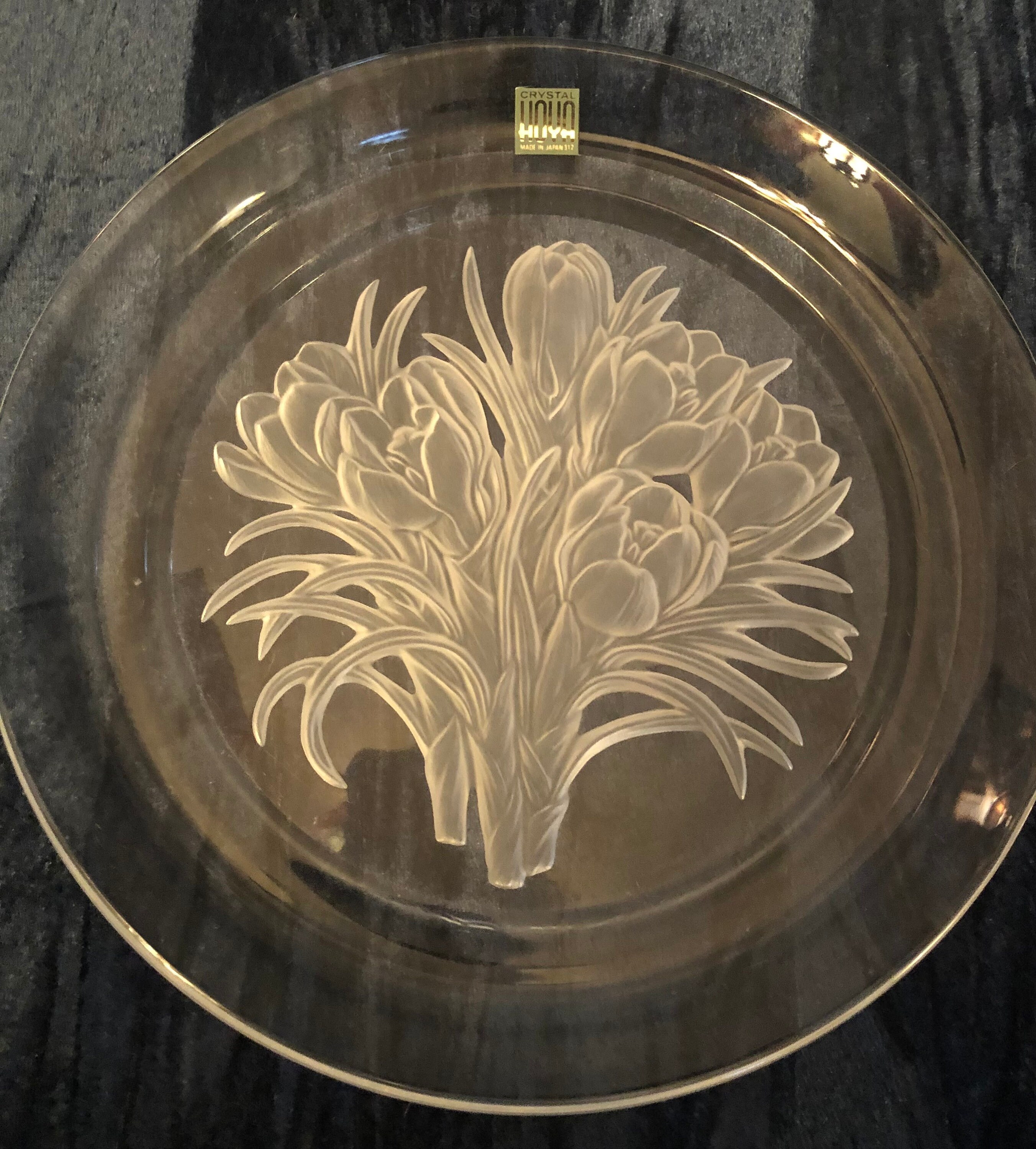 Hoya Flower of the Month Crystal Plates January Daffodils February ...