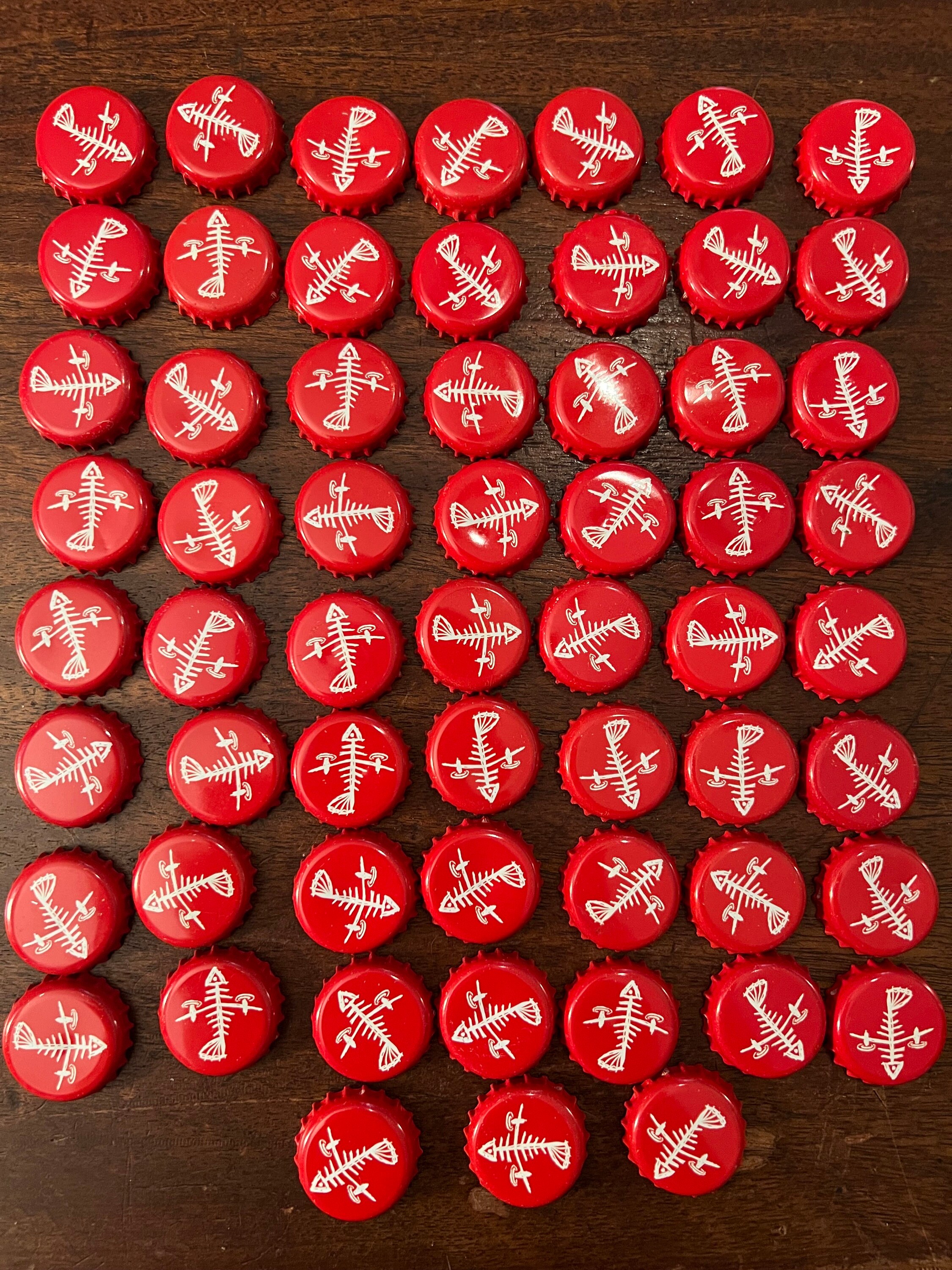 59 Flying Fish Craft Beer Red Beer Bottle Caps for Crafting Beer Caps ...