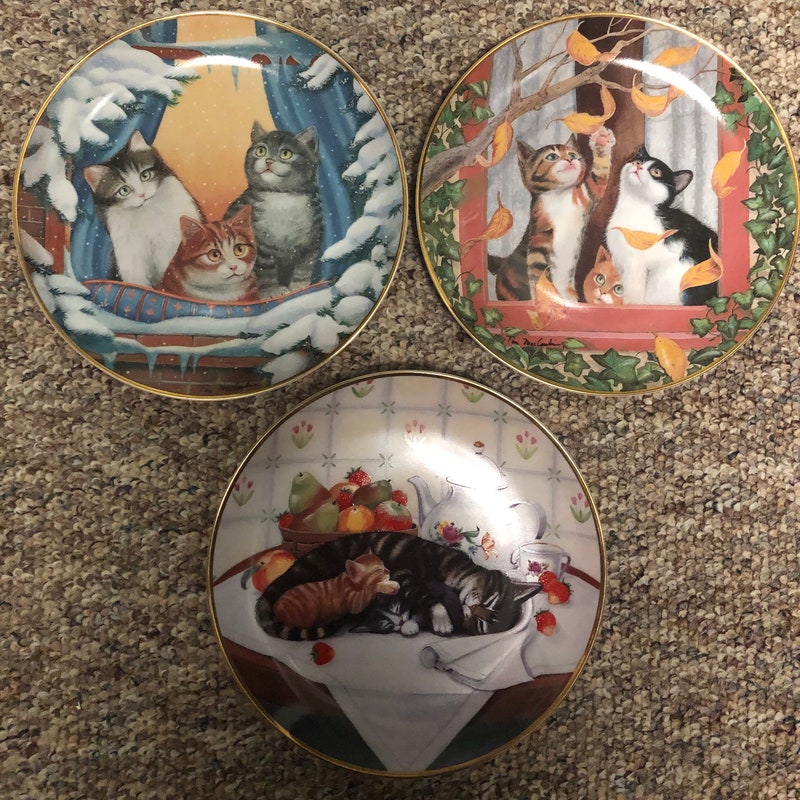 Cat Plates - Etsy