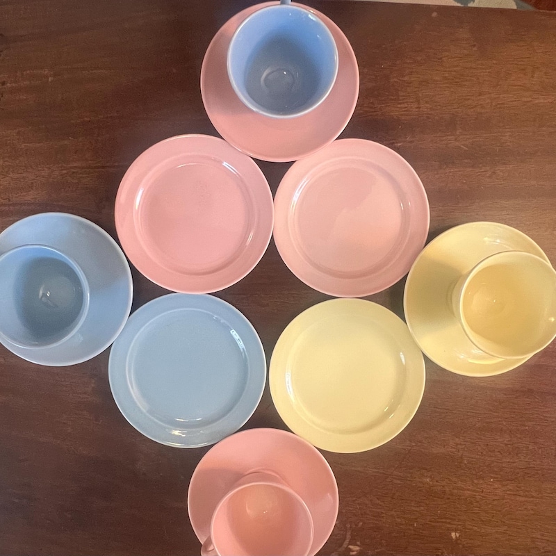 Antique Trio Tea Cups - Etsy