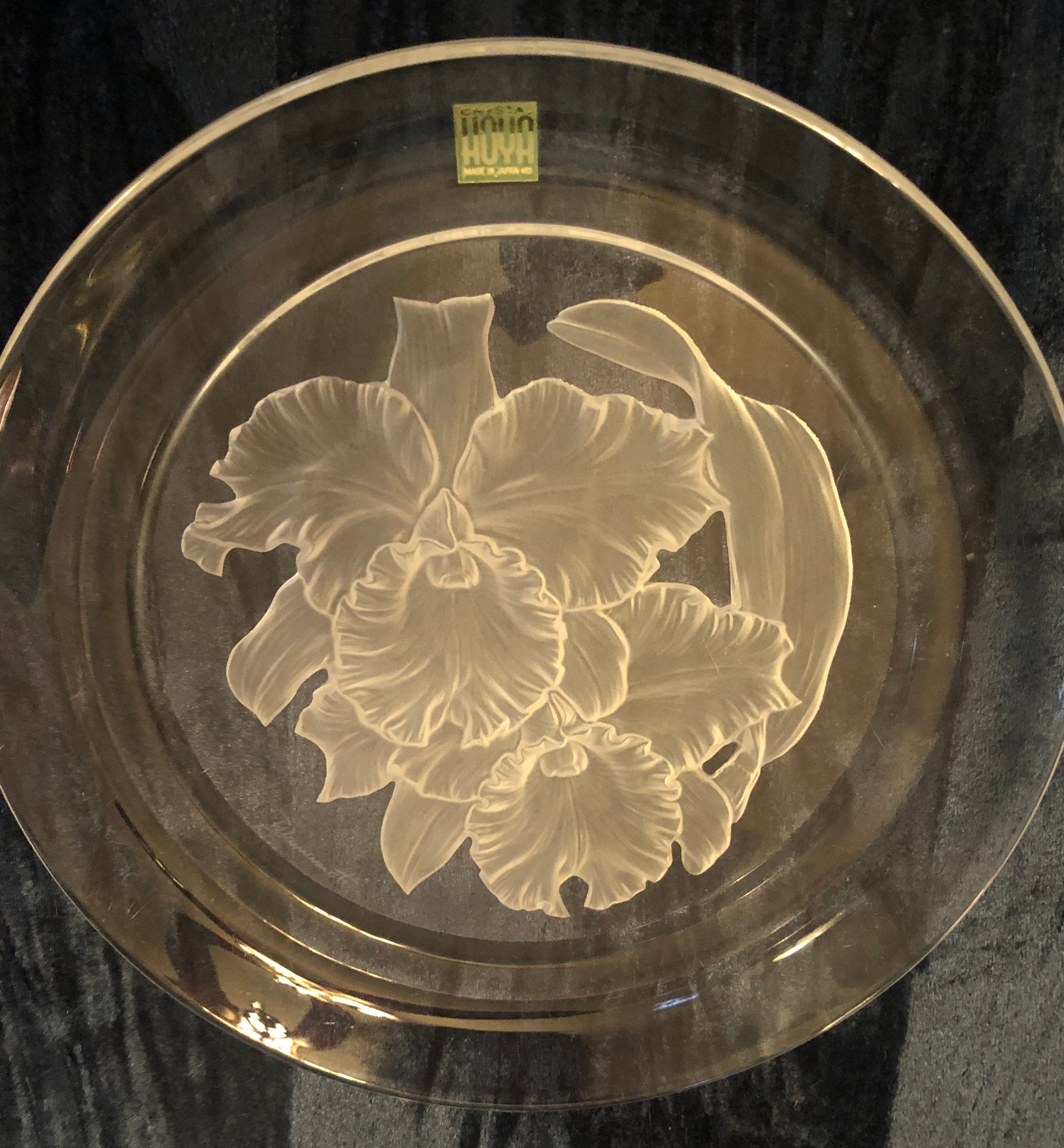 Hoya Flower of the Month Crystal Plates January Daffodils - Etsy